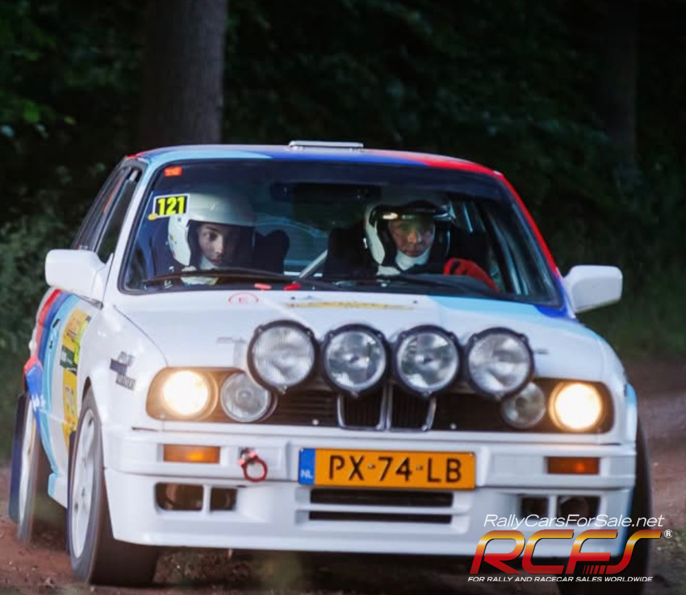 BMW E30 Historic rally car